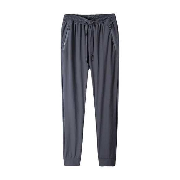 Mens Sweatpants Zipper Fly