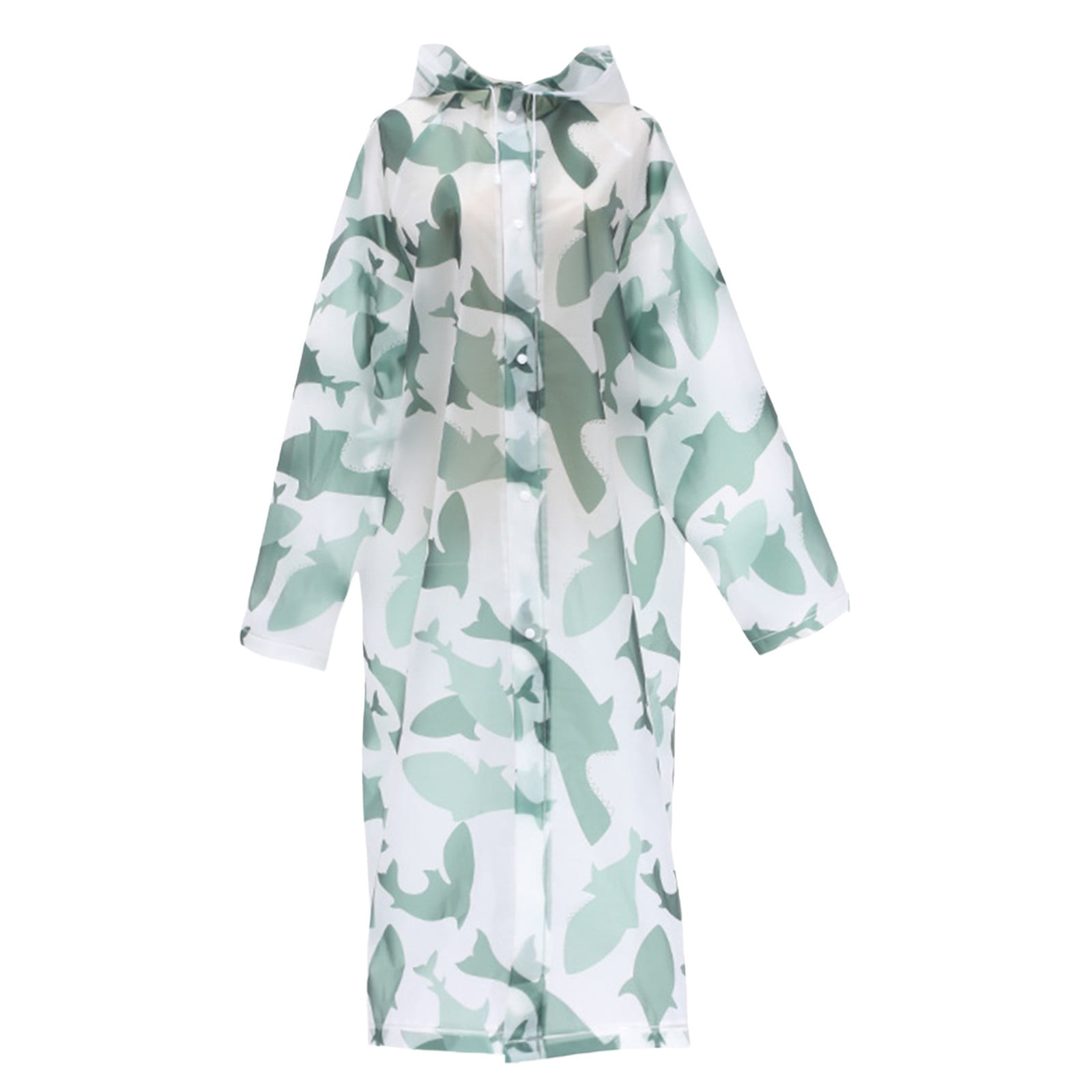 YUHAOTIN Ponchos Adult Unisex Raincoat with Multiple Printed Raincoats ...