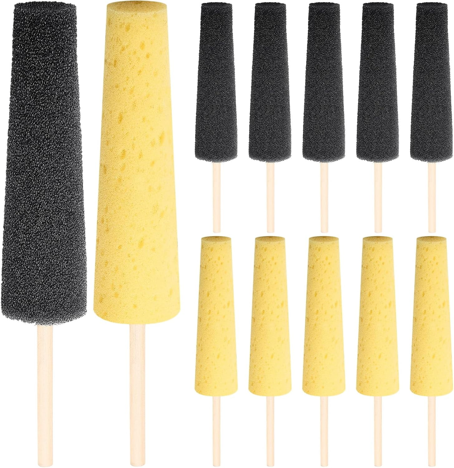 YUHUINCZRY 12 Pcs Pottery Sponge for Clay Pottery Sponges with 2 ...