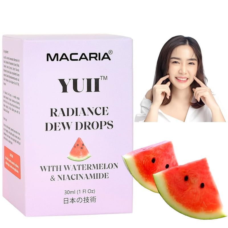 YUII Aqua Aqua Dew Drops Face Serum Watermelon and Niacinamide with ...