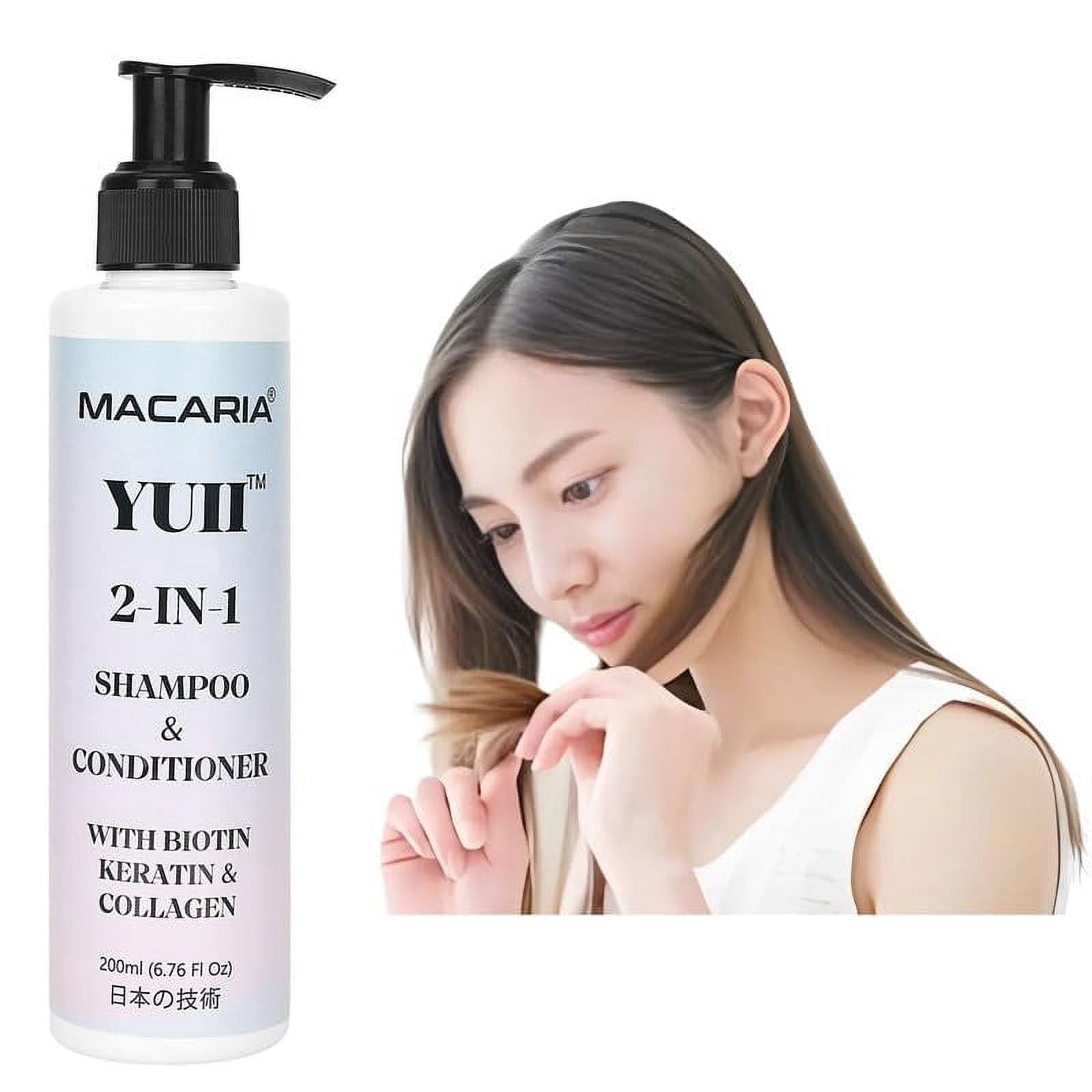 YUII Shampoo & Conditioner With Biotin, Keratin & Collagen for Falling ...
