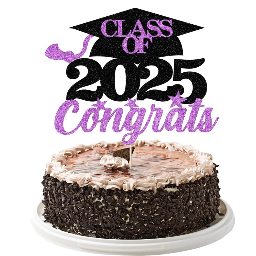 YUINYO Class Of PresNok 2025 Congrats Cake Topper,Congrats 2025 ...