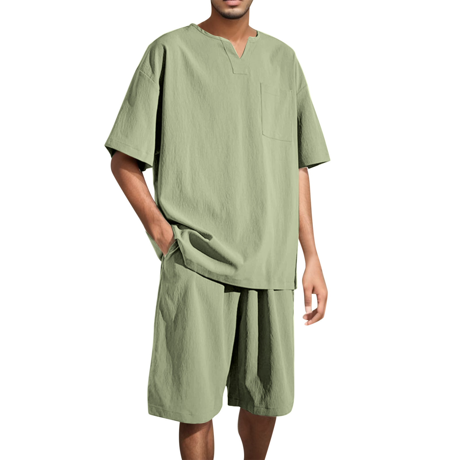 Youmylove Men Short Sets Outfits 2 Piece Casual Summer Tracksuits ...