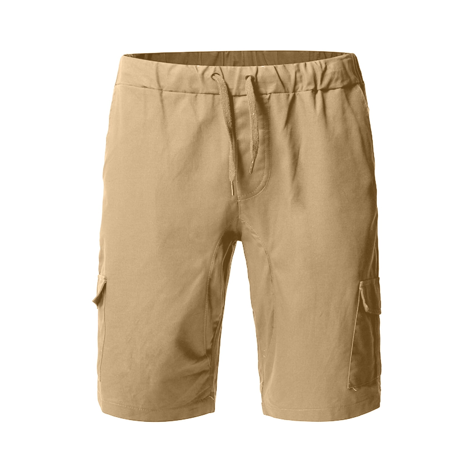 YUIVH Slim-Fit Mens Shorts Casual Loose Shorts Drawstring Cargo Shorts ...