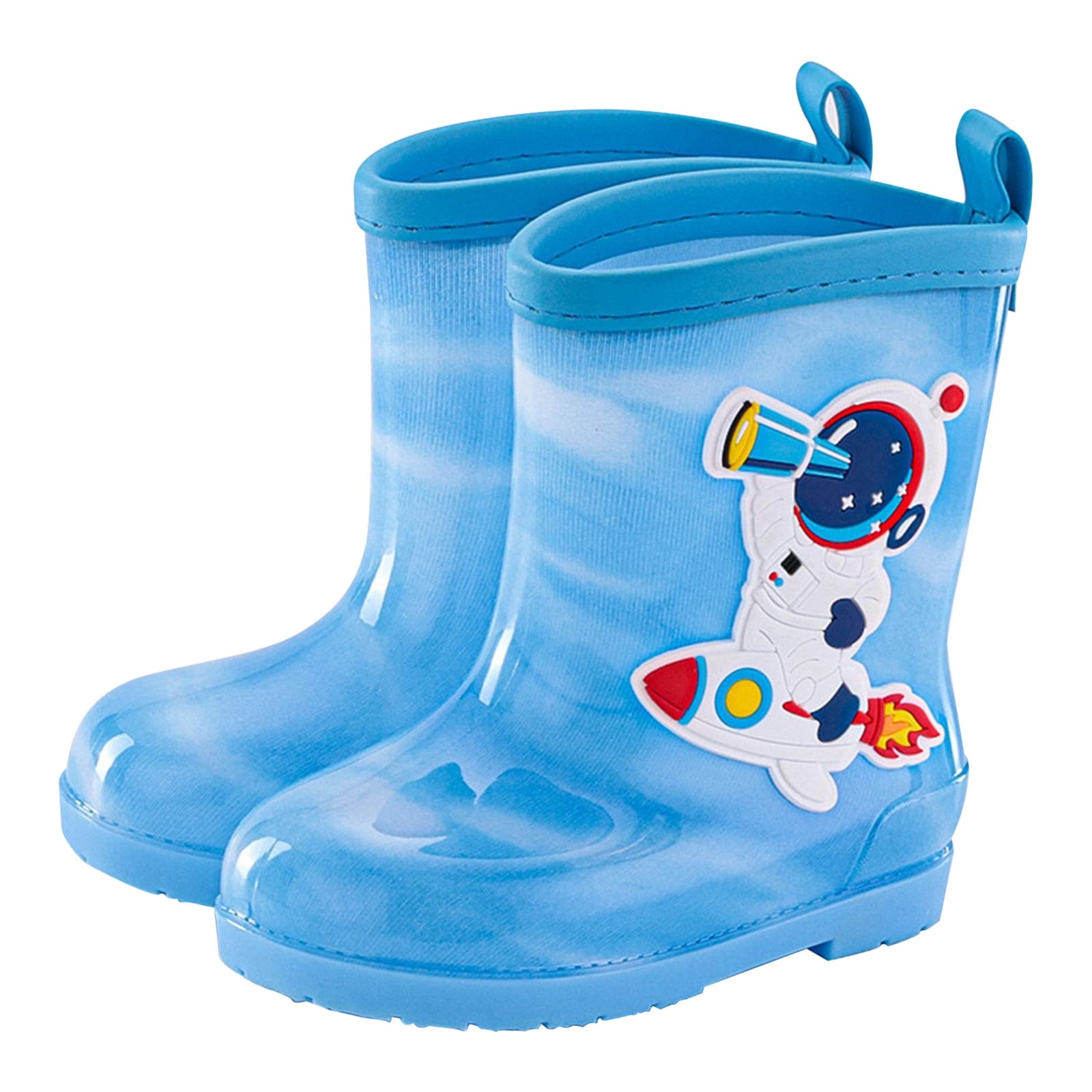 YUIVH Toddler Light Up Rain Boots For Girls Boys Children's Rain Shoes ...