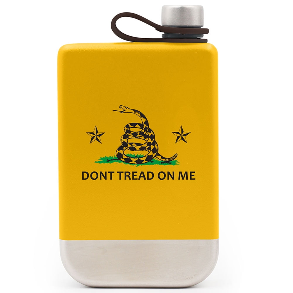 YUKON OUTFITTERS Highline 9oz Gold with Dont Tread On Me Whiskey Flask ...