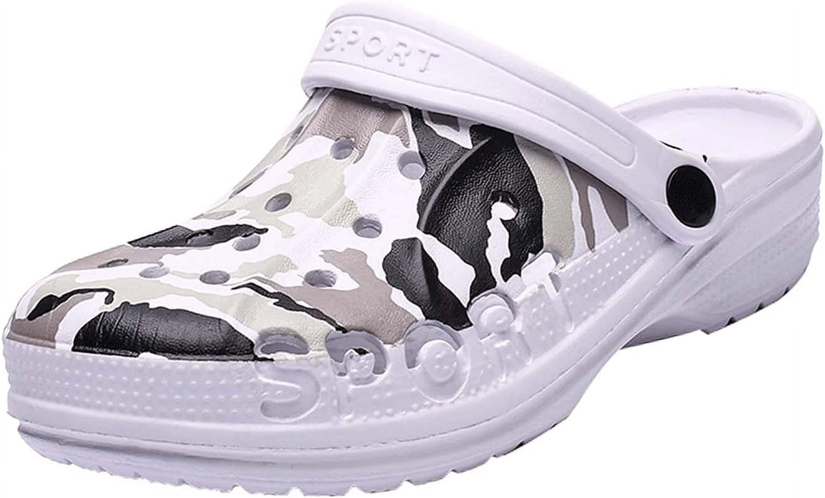 YUKTOPA Boy's Camouflage Garden Clog Rubber Indoor Outdoor Mules Non ...