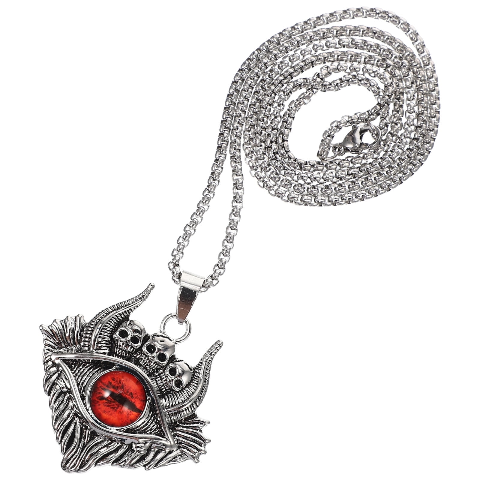 YULIJU Devil Eye Necklace for Women with Pendant Para Hombres Stainless ...