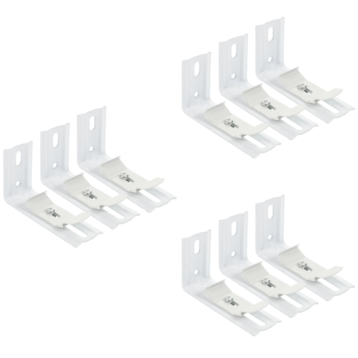 YULIJU Shutter L Bracket Brackets for Curtain Rods over Blinds Vertical ...