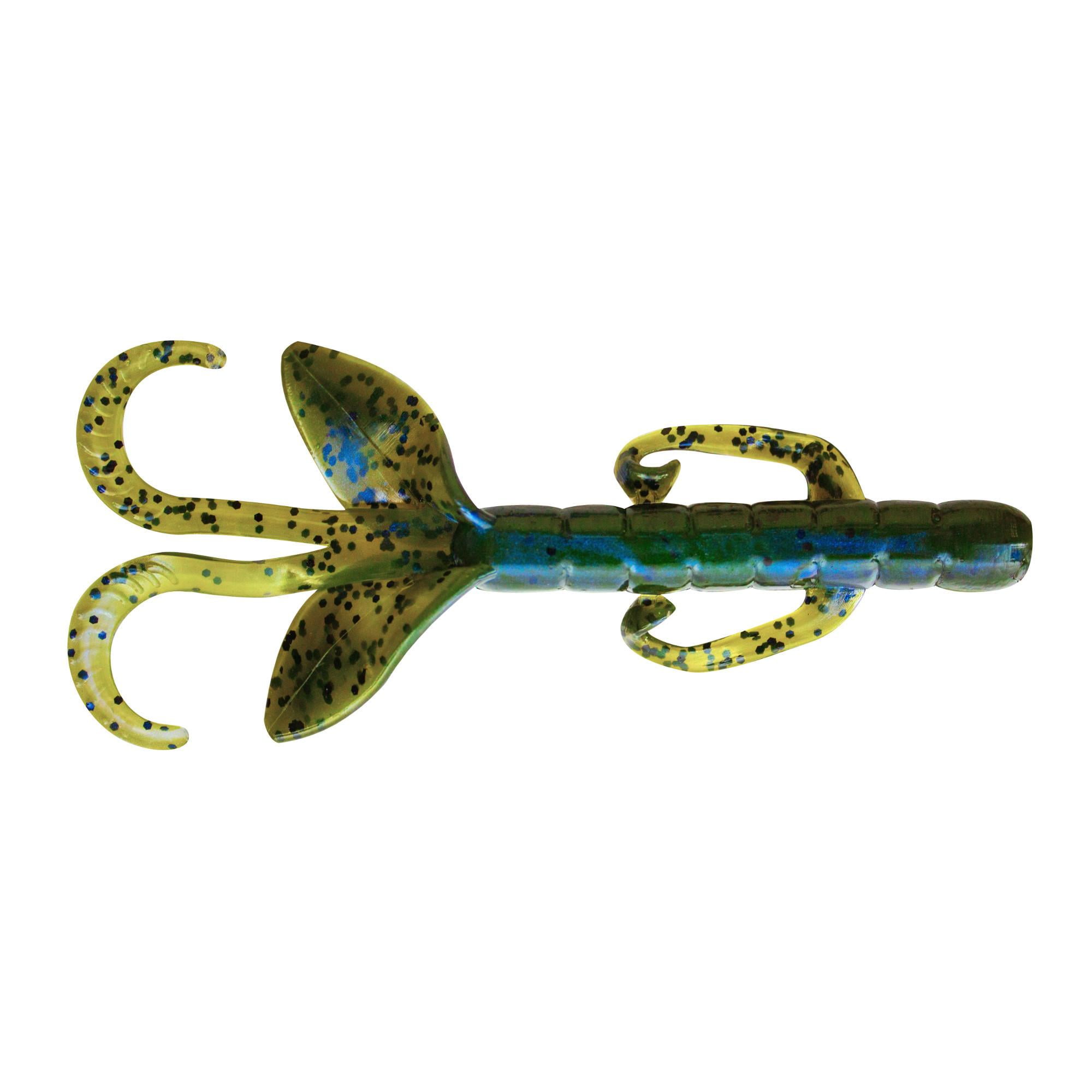 YUM Christie Critter Soft Plastic 4 1/2" Bama Magic 8 Count - Walmart.com