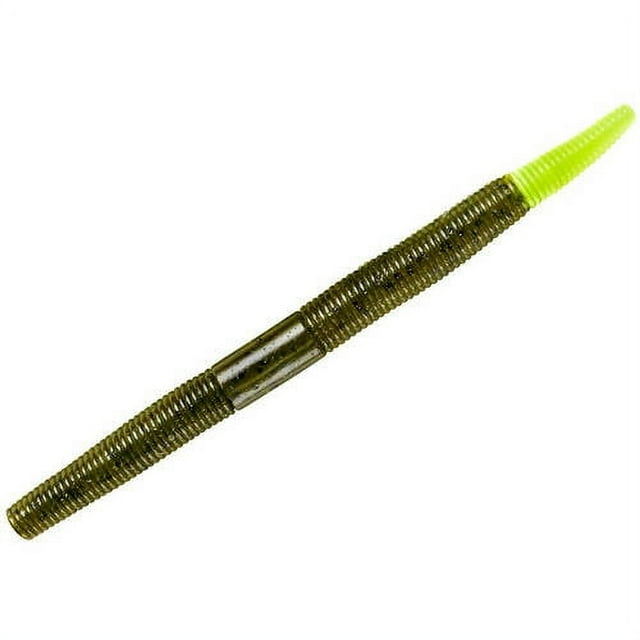 YUM Dinger Fishing Lure Soft bait Carolina Pumpkin Chartreuse 5 in ...