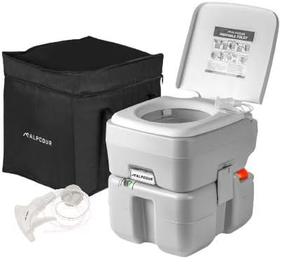 YUMIAO Portable Toilet – Compact Indoor & Outdoor Commode w/Additional ...