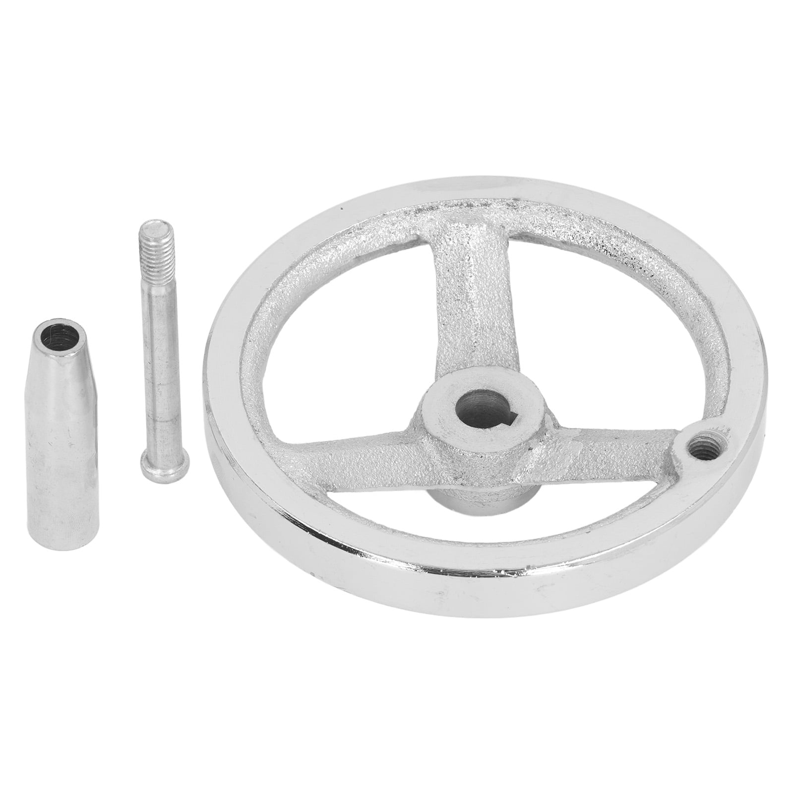 YUMILI Mini Lathe Handwheel, 3 Spokes Hand Wheel with Rotating Handle ...