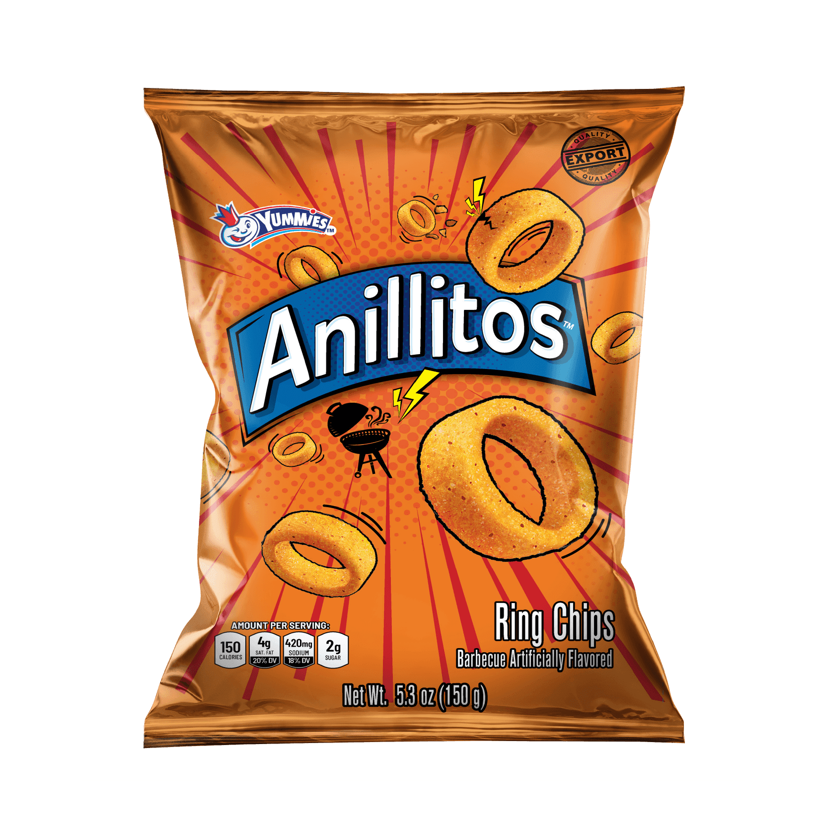 YUMMIES ZIBAS ANILLITOS PAPA BBQ 5.30 OZ - Walmart.com