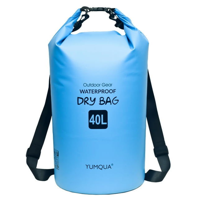 YUMQUA Waterproof Dry Bag Backpack 40L, Roll Top Floating Waterproof ...