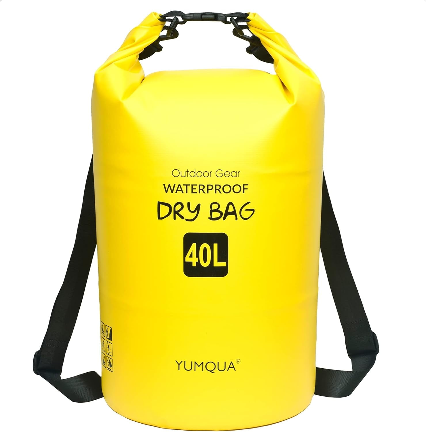 YUMQUA Waterproof Dry Bag Backpack 40L, Roll Top Floating Waterproof ...