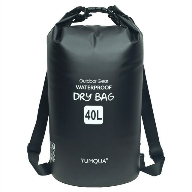 YUMQUA Waterproof Dry Bag Backpack 40L, Roll Top Floating Waterproof ...