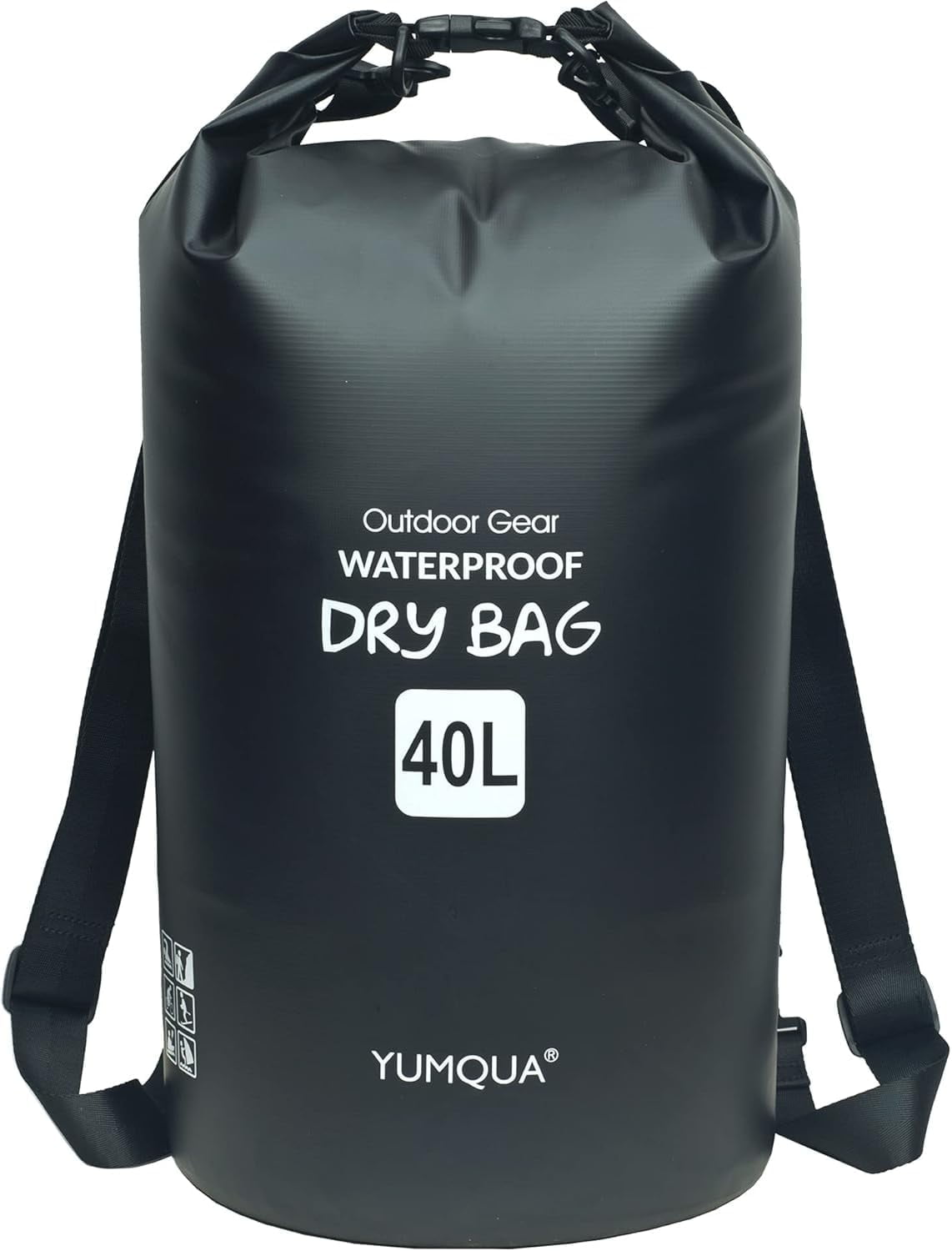 YUMQUA Waterproof Dry Bag Backpack 40L, Roll Top Floating Waterproof ...