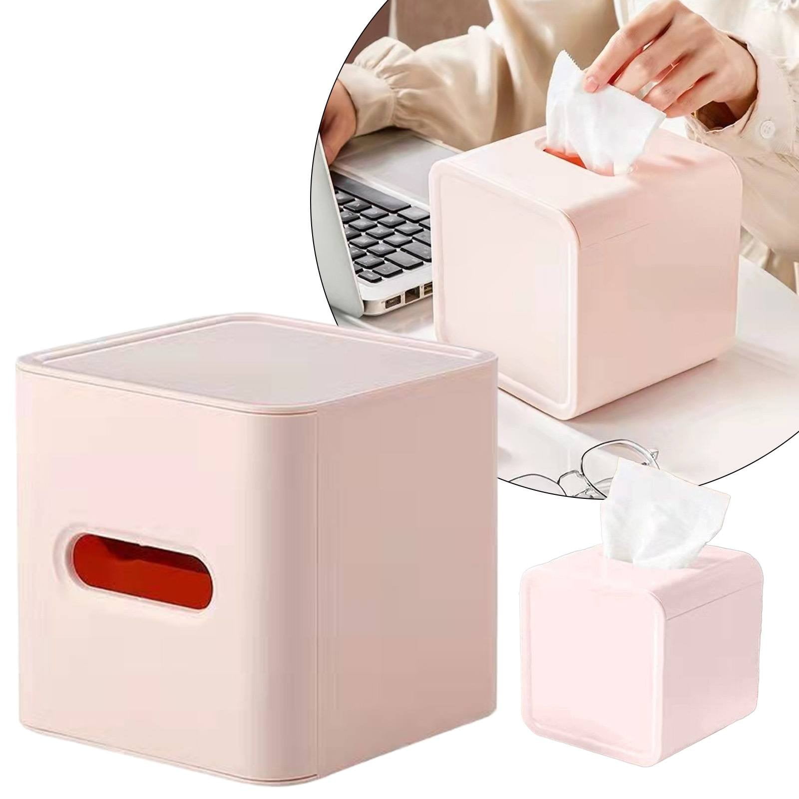 YUN Tissue Box Cover Holder Compatible With Disposable Paper Hand ...