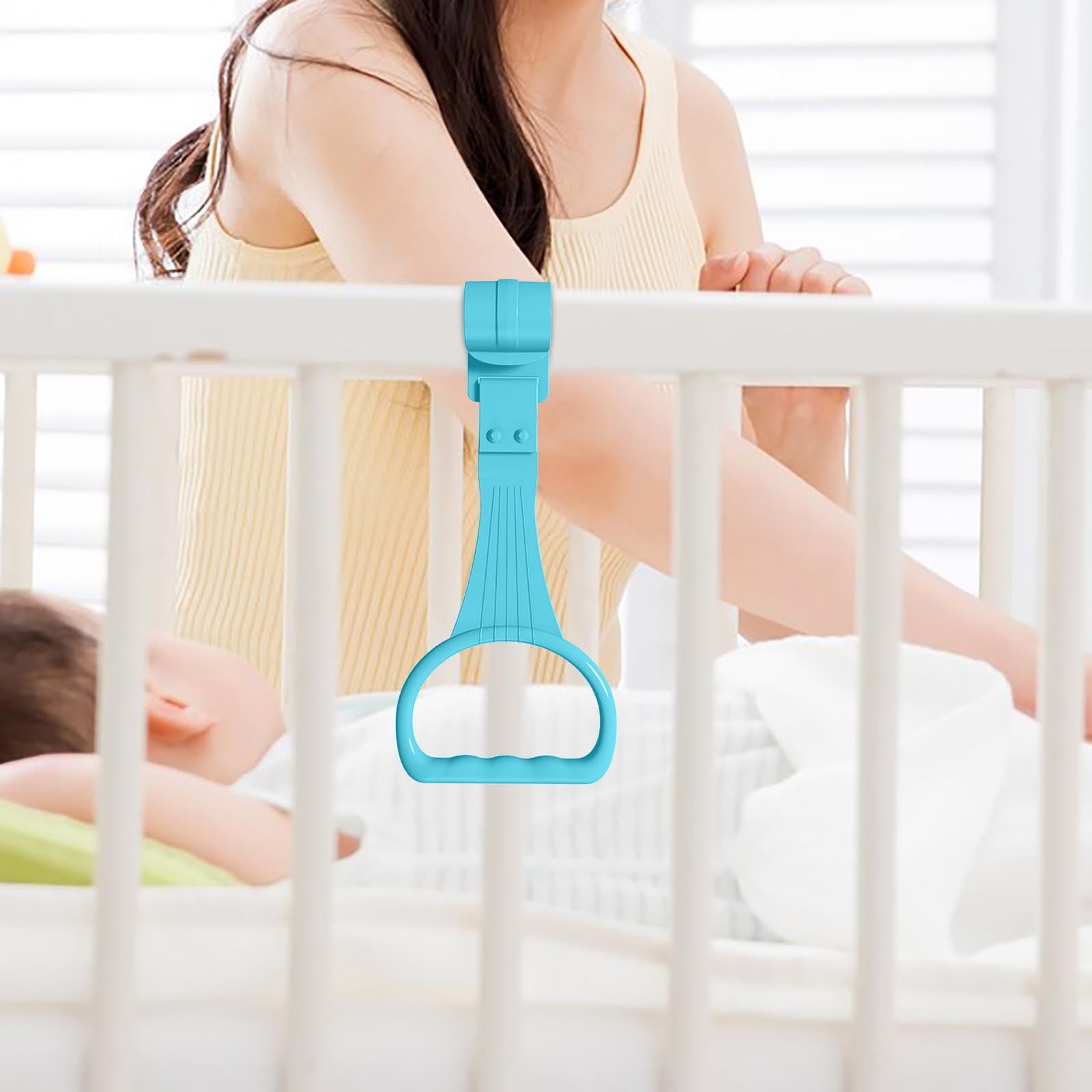 YUNAFFT Crib Hook Baby Plastic Pull Ring Creative Teaching Stroller ...