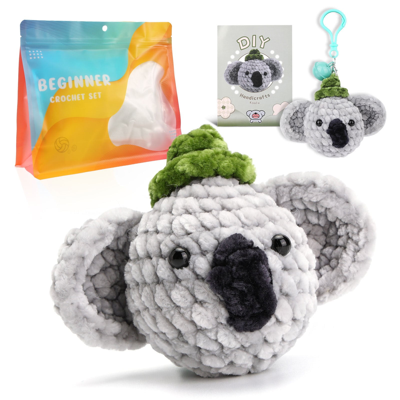 YUNAFFT Crochet Kit for Beginners,Crochet Animal Kit,Mini Crochet Kit ...