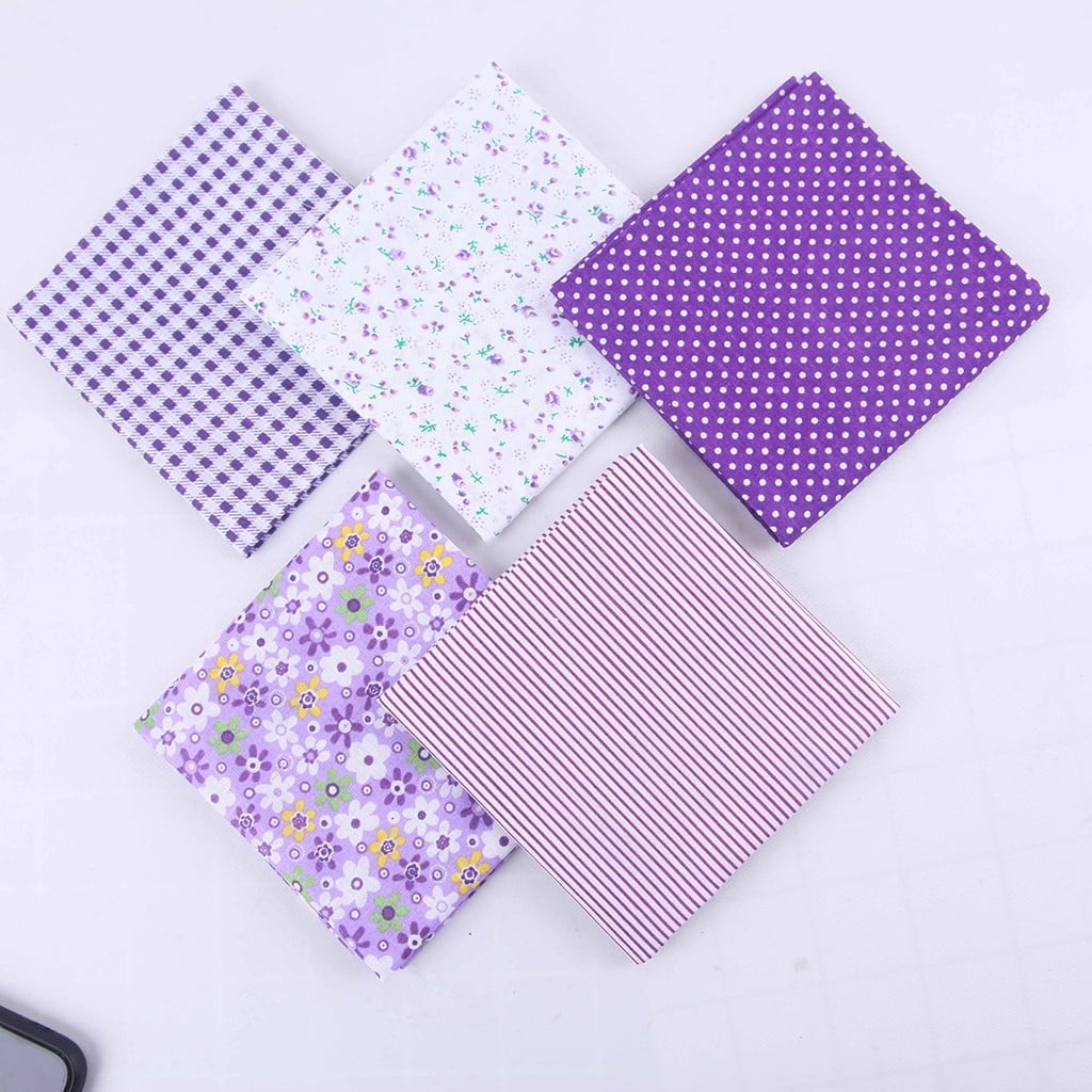 YUNAFFT DIY Hand Stitched Children's Printed Small Floral Handkerchief ...