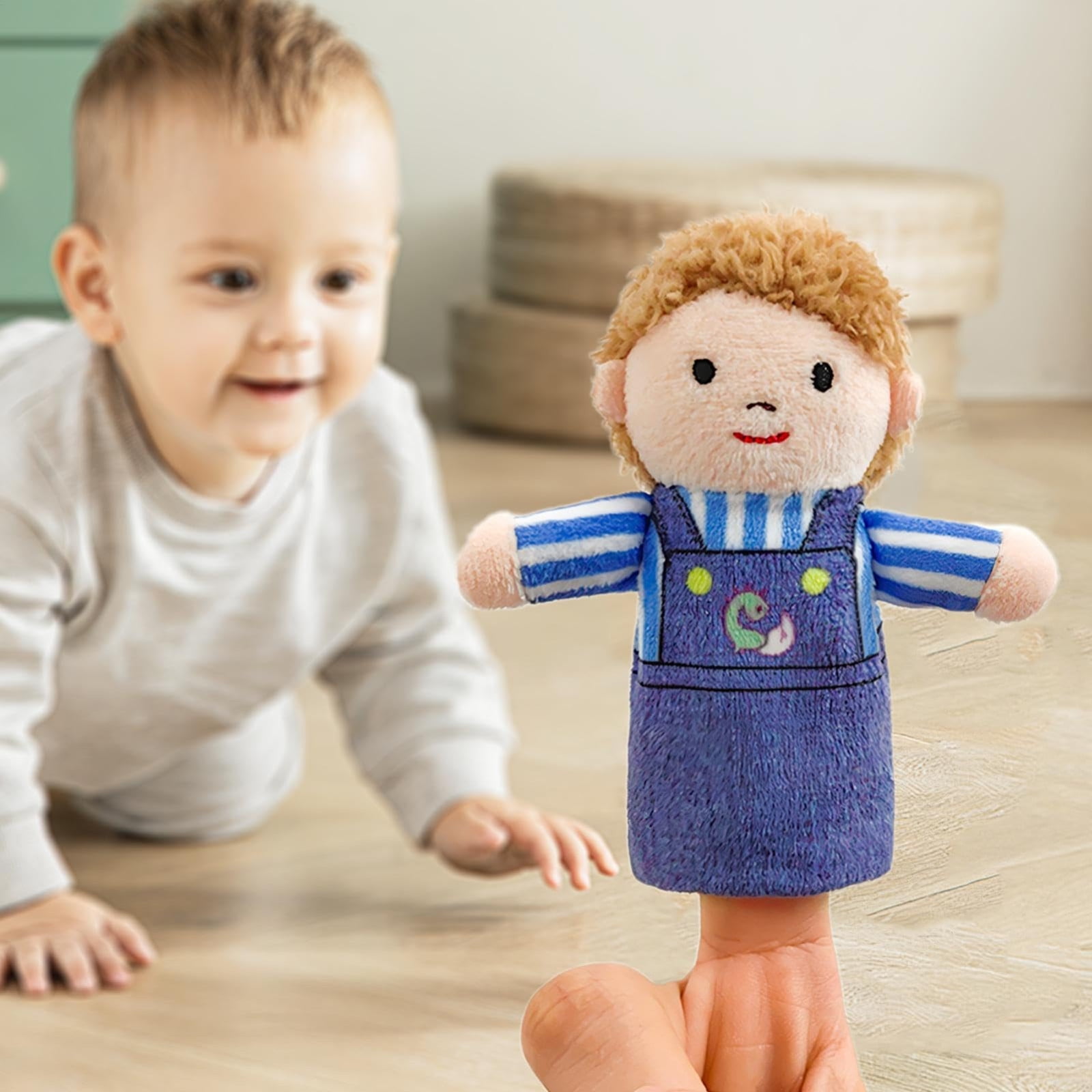 YUNAFFT Finger Puppets - Soft Plush Animals Finger Puppet Toys for Kids ...