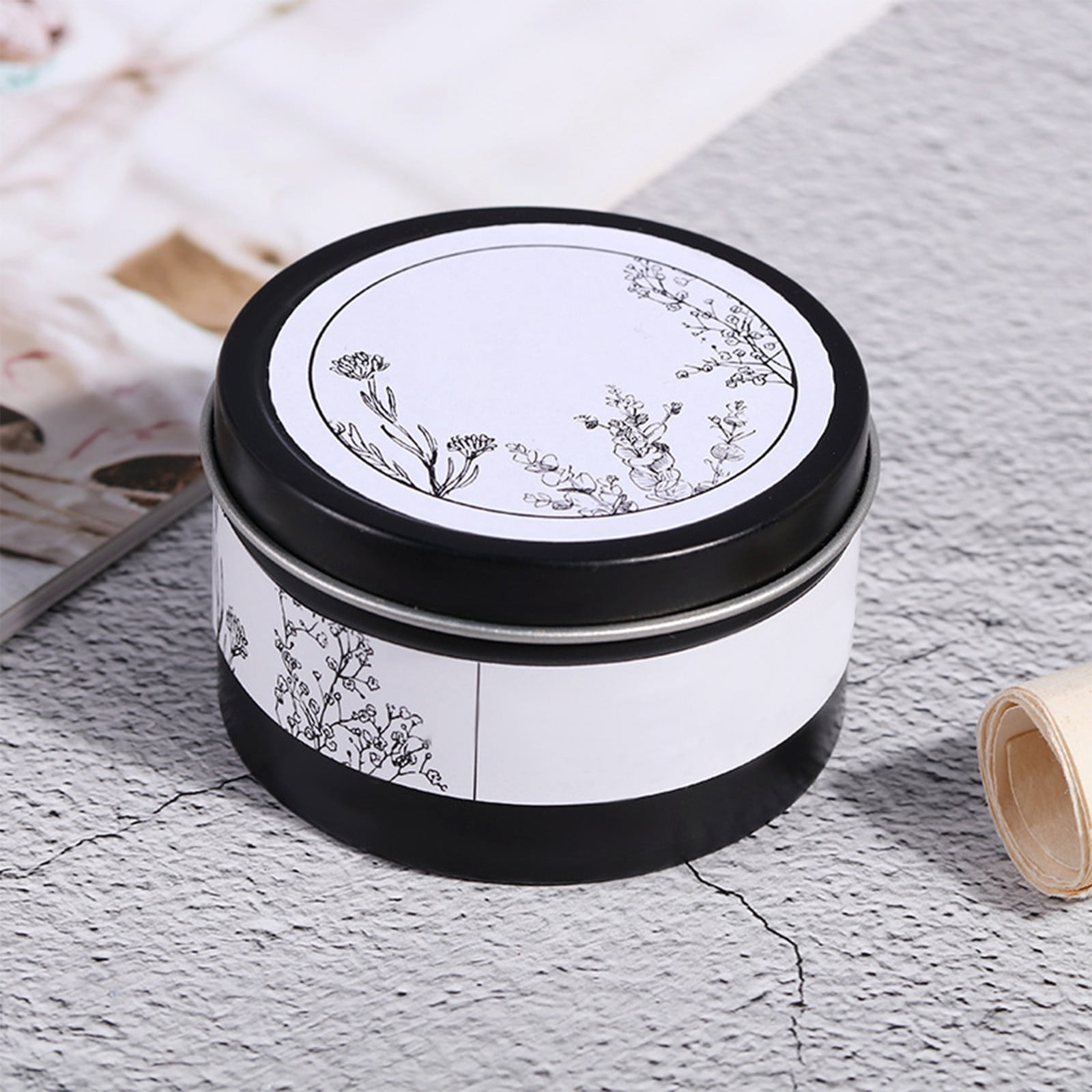YUNAFFT Natural Scented Candle,Rose& Green Perfume Aroma Candle Gift ...
