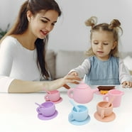 Jewelkeeper 42 Piece Tea Party Playset with Teapot, Cups, Serving Tray ...