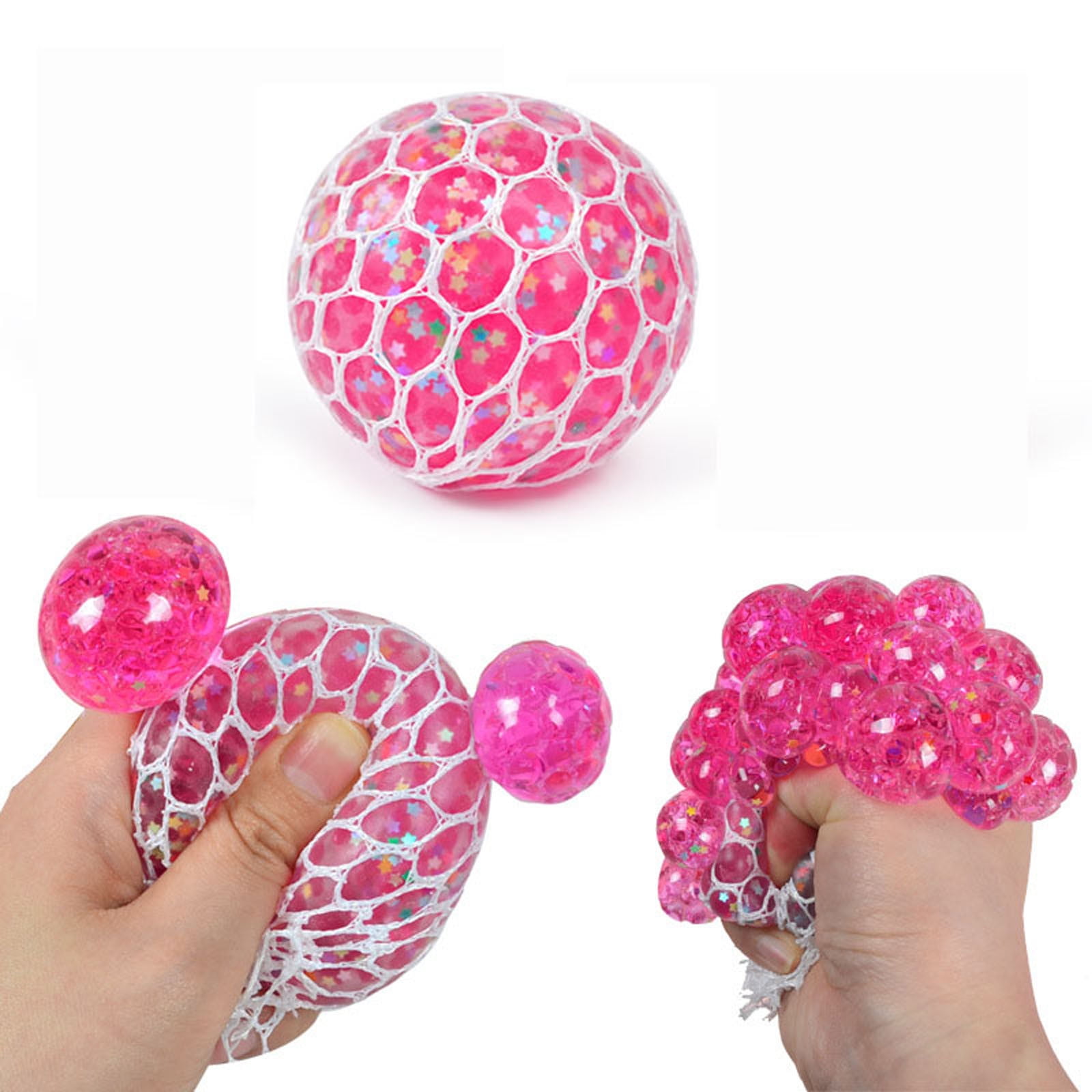 YUNAFFT Stress Balls,Squishy Squeeze Balls,Small Sensory Balls,Fidget Stress Ball for Autism ...