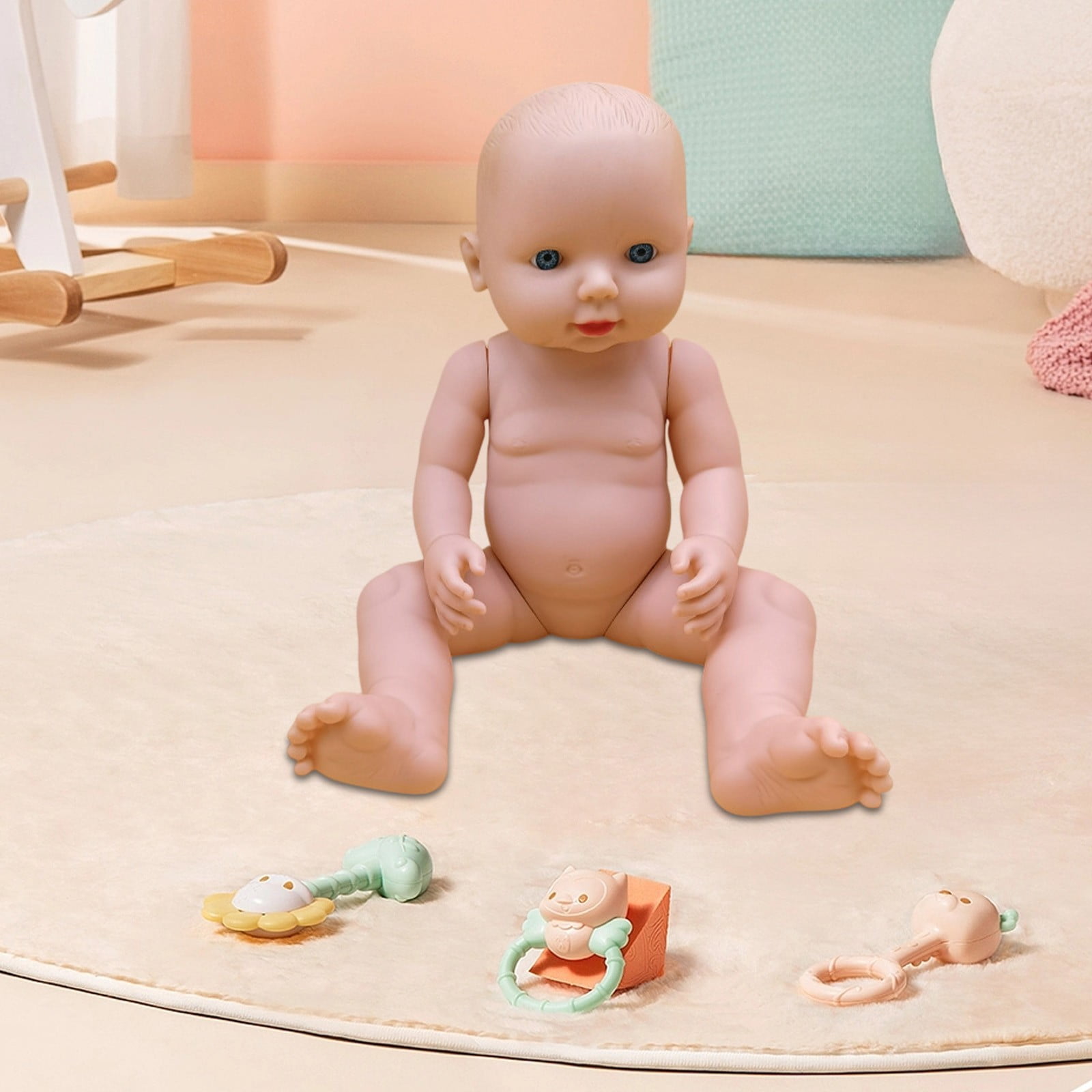 YUNAFFT Toys Simulation Doll Newborn Girl Emulated Dolls Expression Toy ...