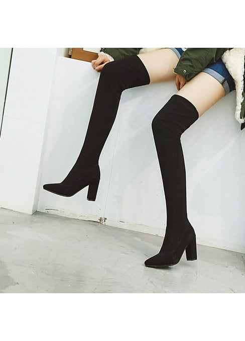 SUN STONE Womens Gray Lug Sole Ruched Buckle Accent Stretch Brinley ...