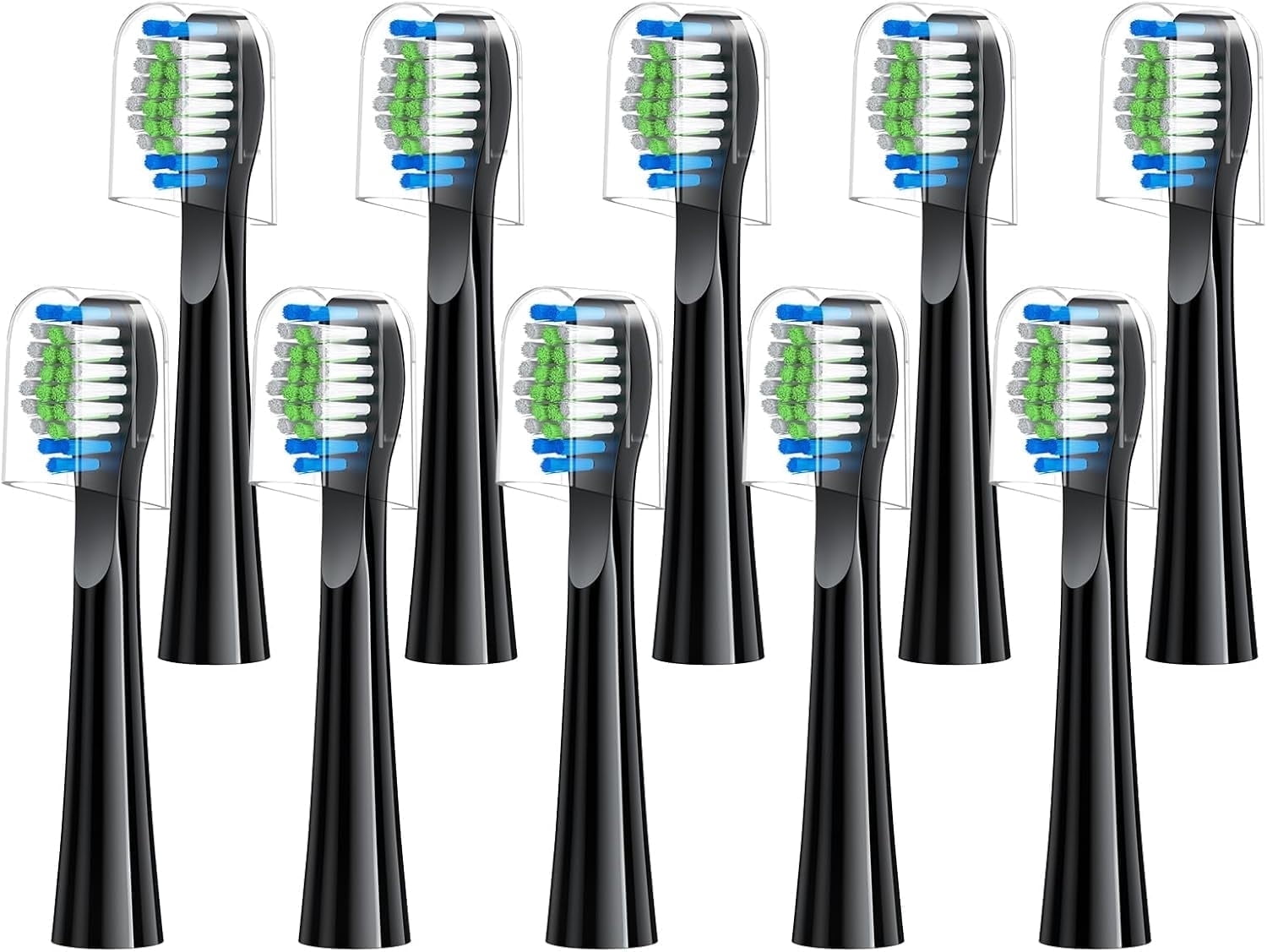YUNCHI Replacement Toothbrush Heads, Compatible with Bitvae D2, 10 Pack ...