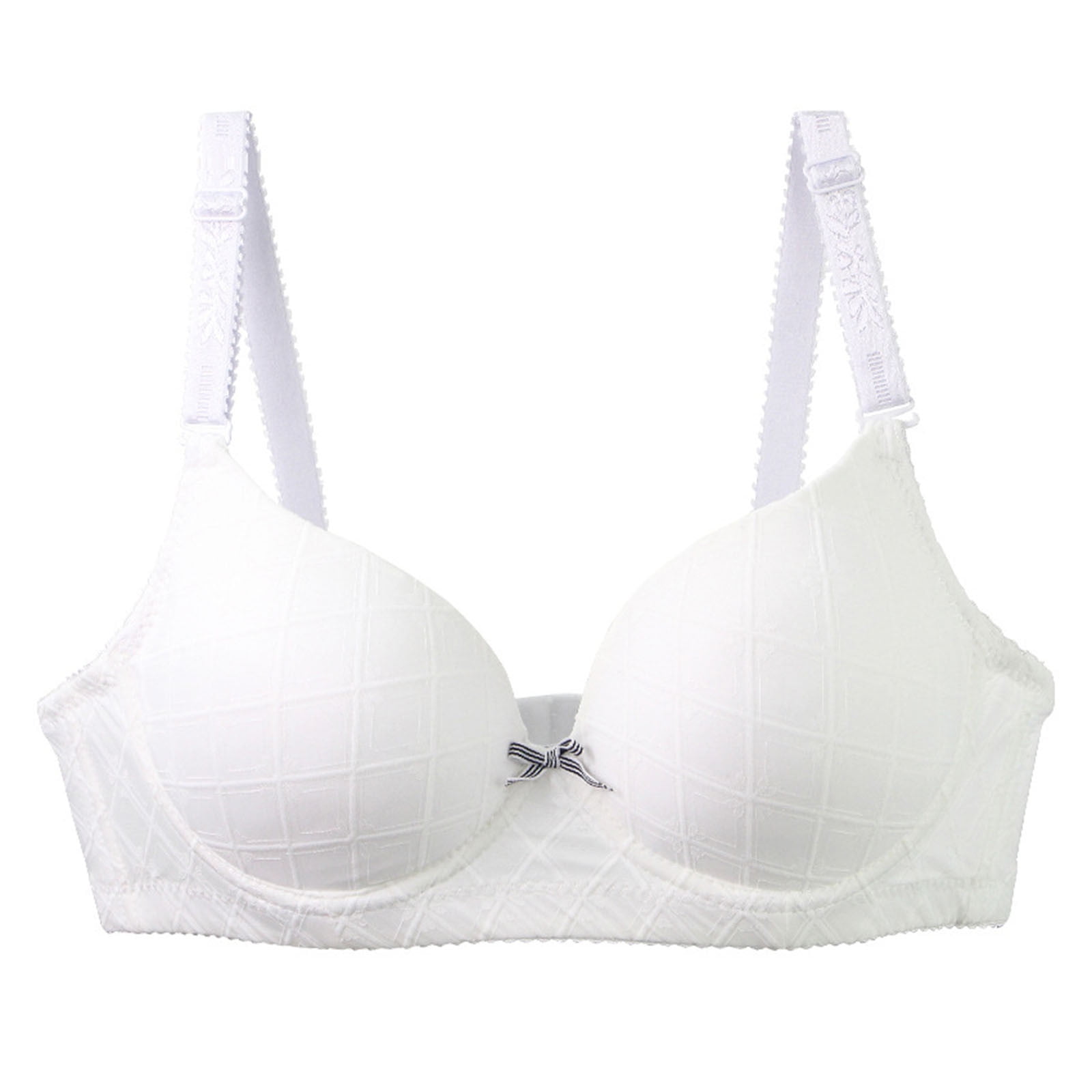 YUNCITY Bras For Women Lace Front Button Shaping Cup Adjustable ...
