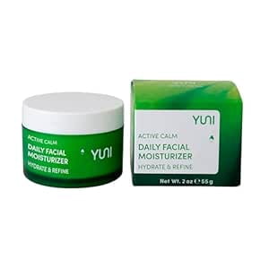 YUNI Beauty Facial Moisturizer & Skin Firming Lotion (2oz) Active Calm ...