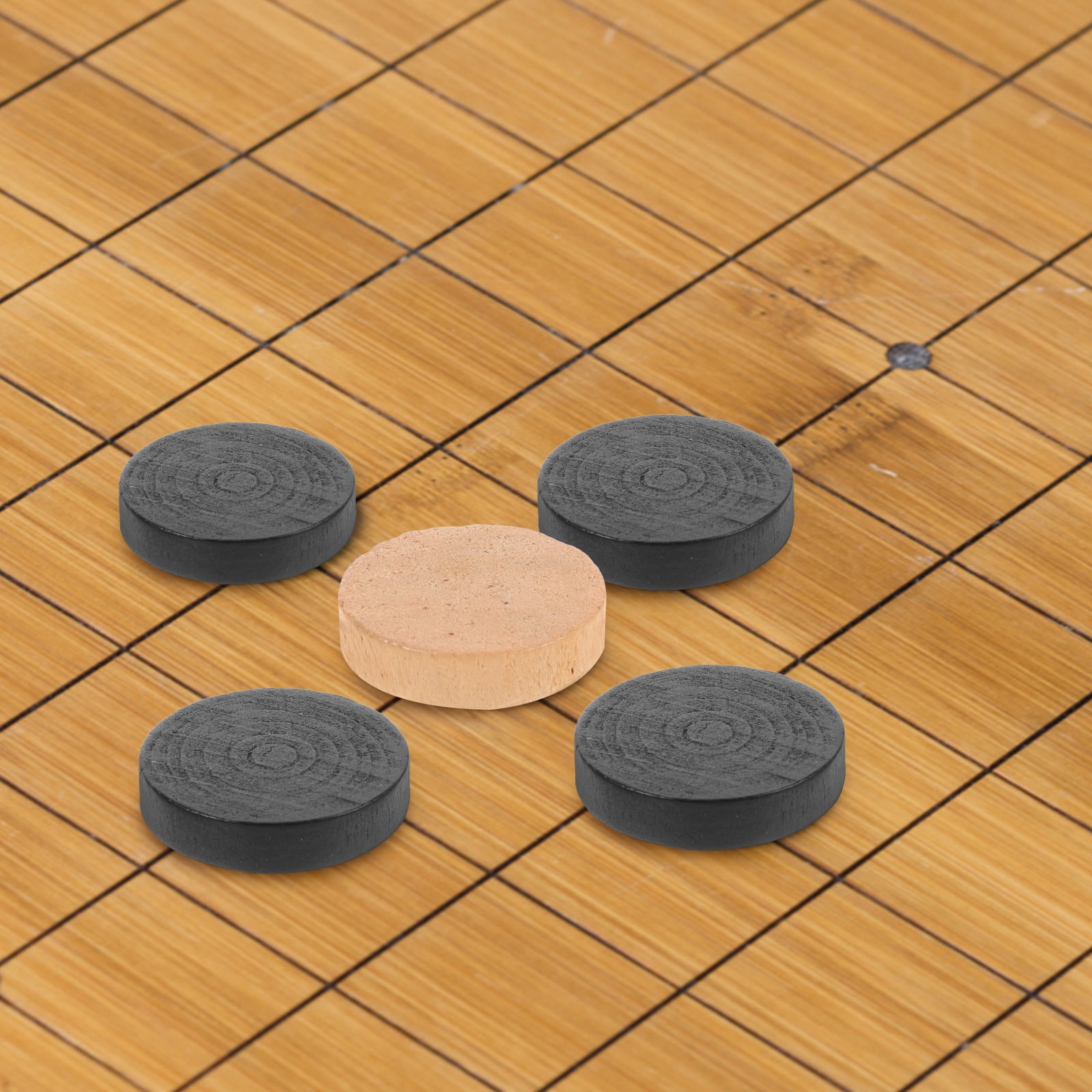 YUNLIGHTS Checkers Pieces Pieces Wood 1 Set Portable Gaming - Walmart.com