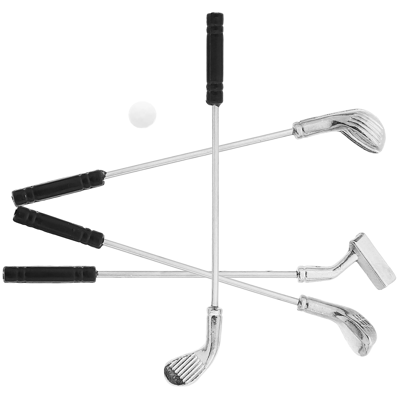 YUNLIGHTS Dollhouse Golf Clubs Multi Colored Mini House Accessories 1 ...