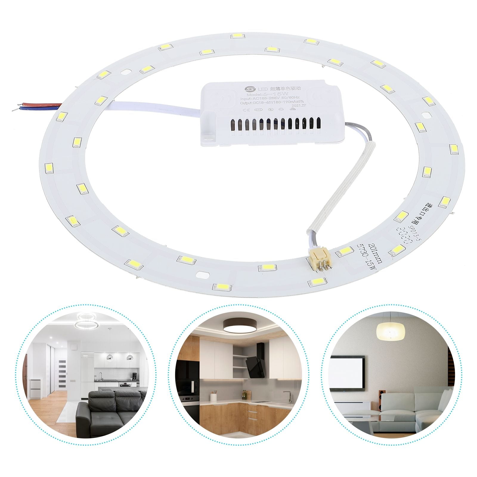 YUNLIGHTS Ceiling Lighting Fixtures White 1Set - Walmart.com