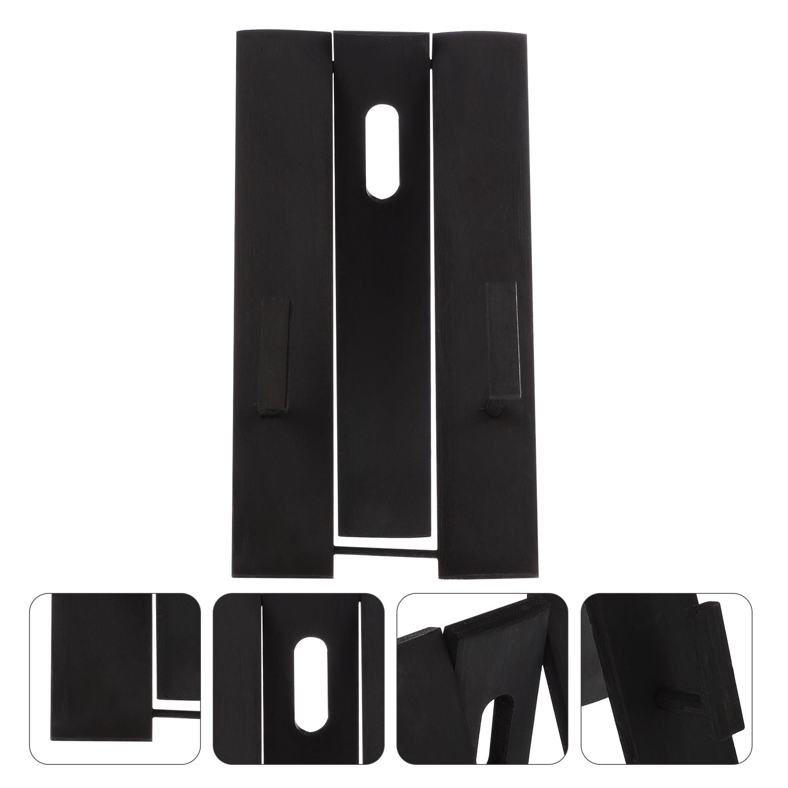 YUNLIGHTS 1pc Wooden Fan Holder Japanese Fan Rack Fan Storage Bracket ...