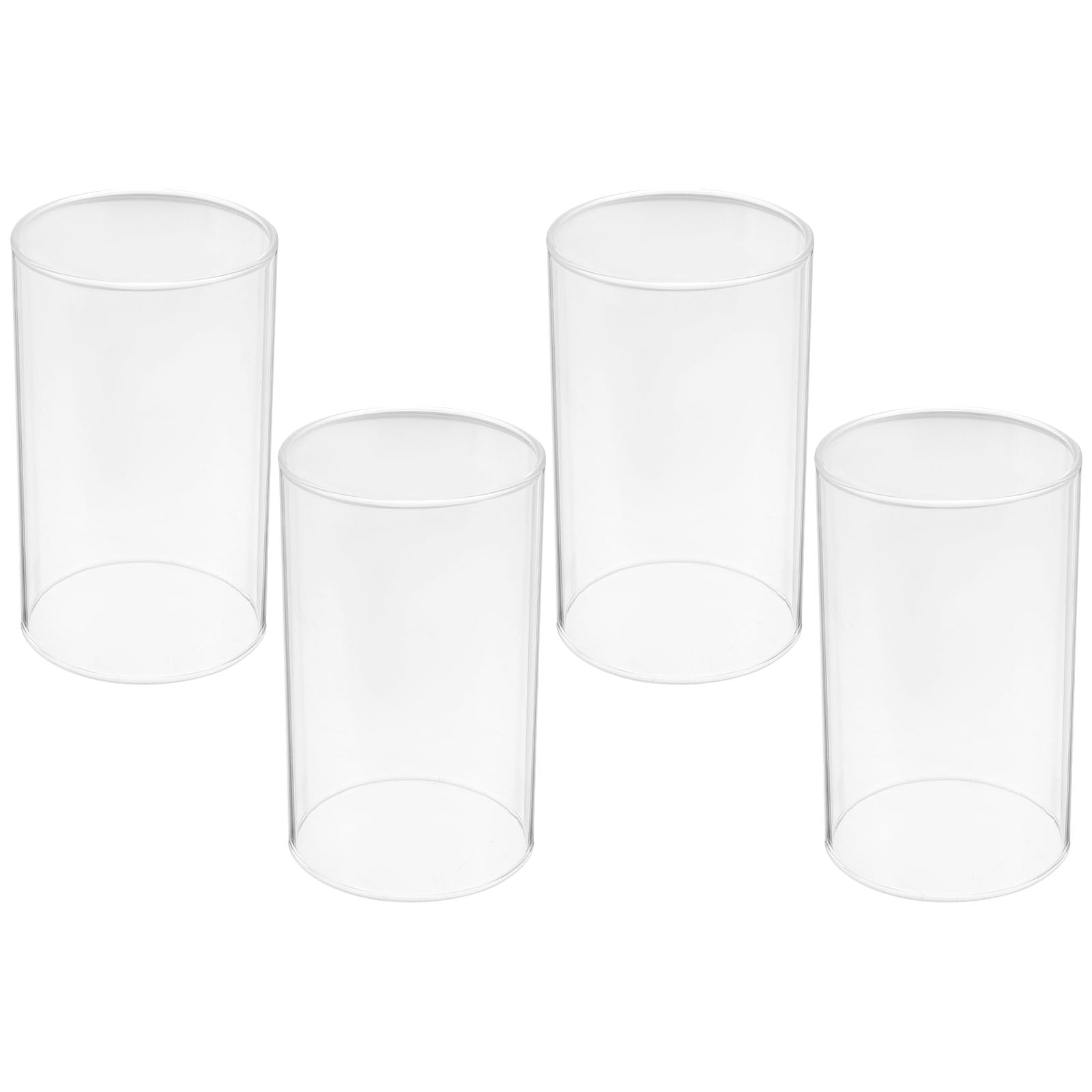 YUNLIGHTS 4 Pcs Candle Covers Cylinder Tapered Candlestick Chandelier ...