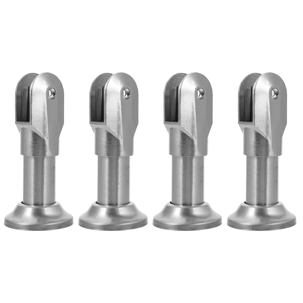 YUNLIGHTS 4pcs Public Toilet Partition Bracket Stainless Steel Support ...