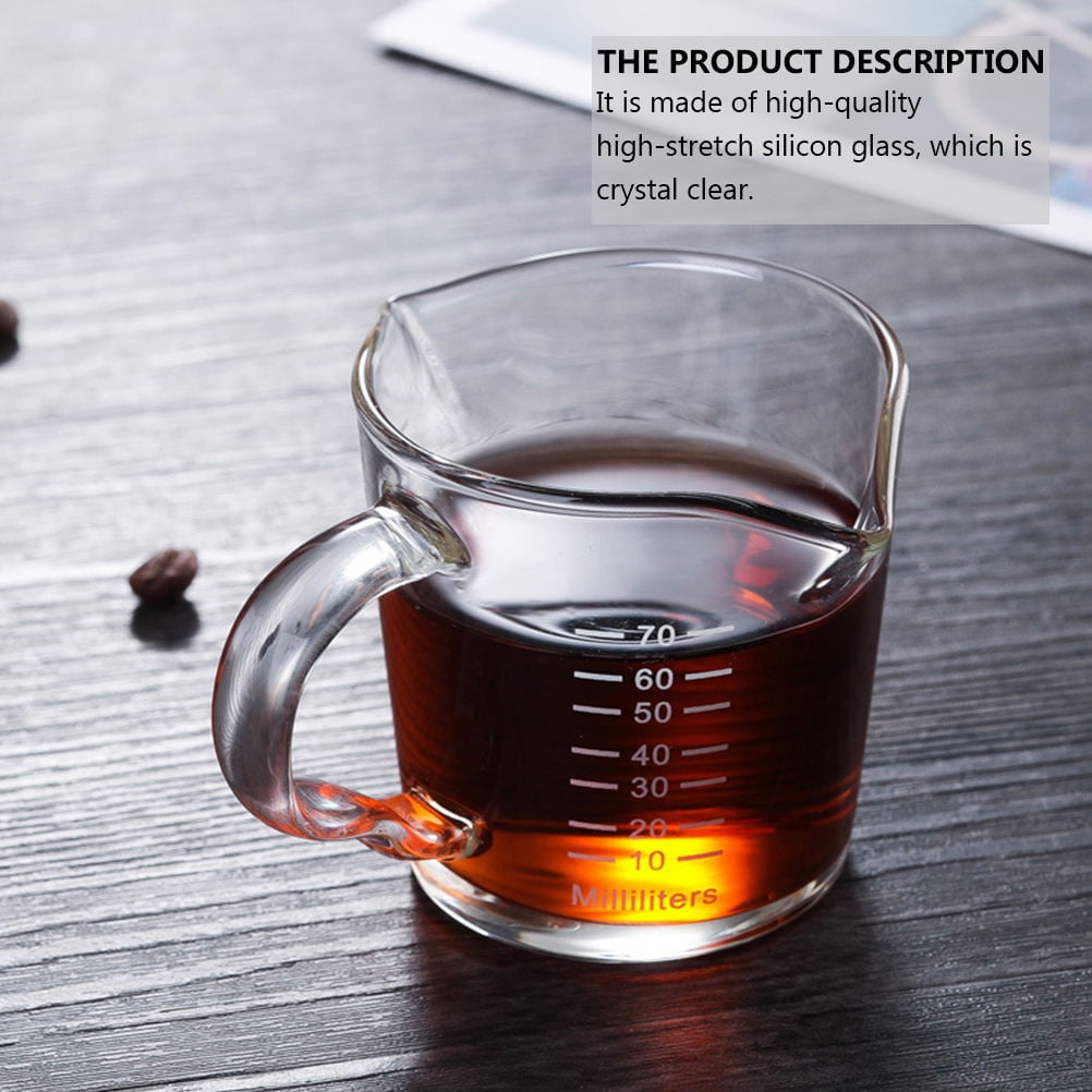 YUNLIGHTS Clear Glass Espresso Shot Measuring Cup 1Pack - Walmart.com