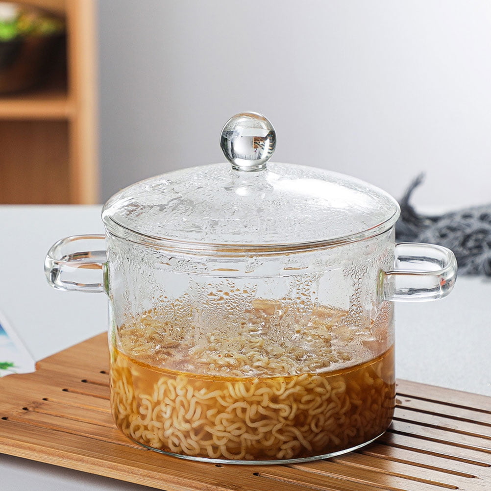 YUNLIGHTS Transparent for Stove Use, Deep Frying and Cooking Fettuccine ...
