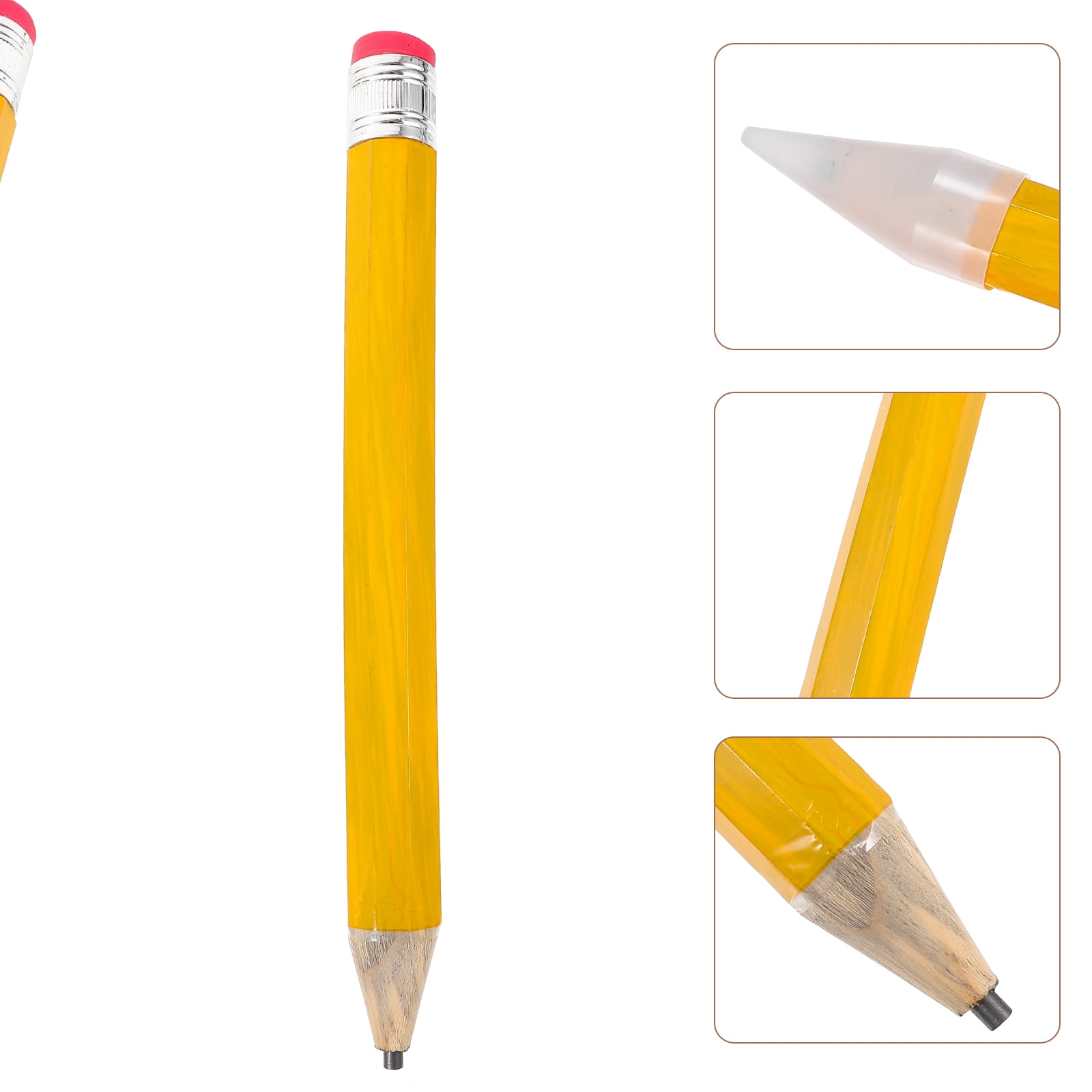 YUNLIGHTS Jumbo Pencils for Preschoolers Large Wooden Student - Walmart.com