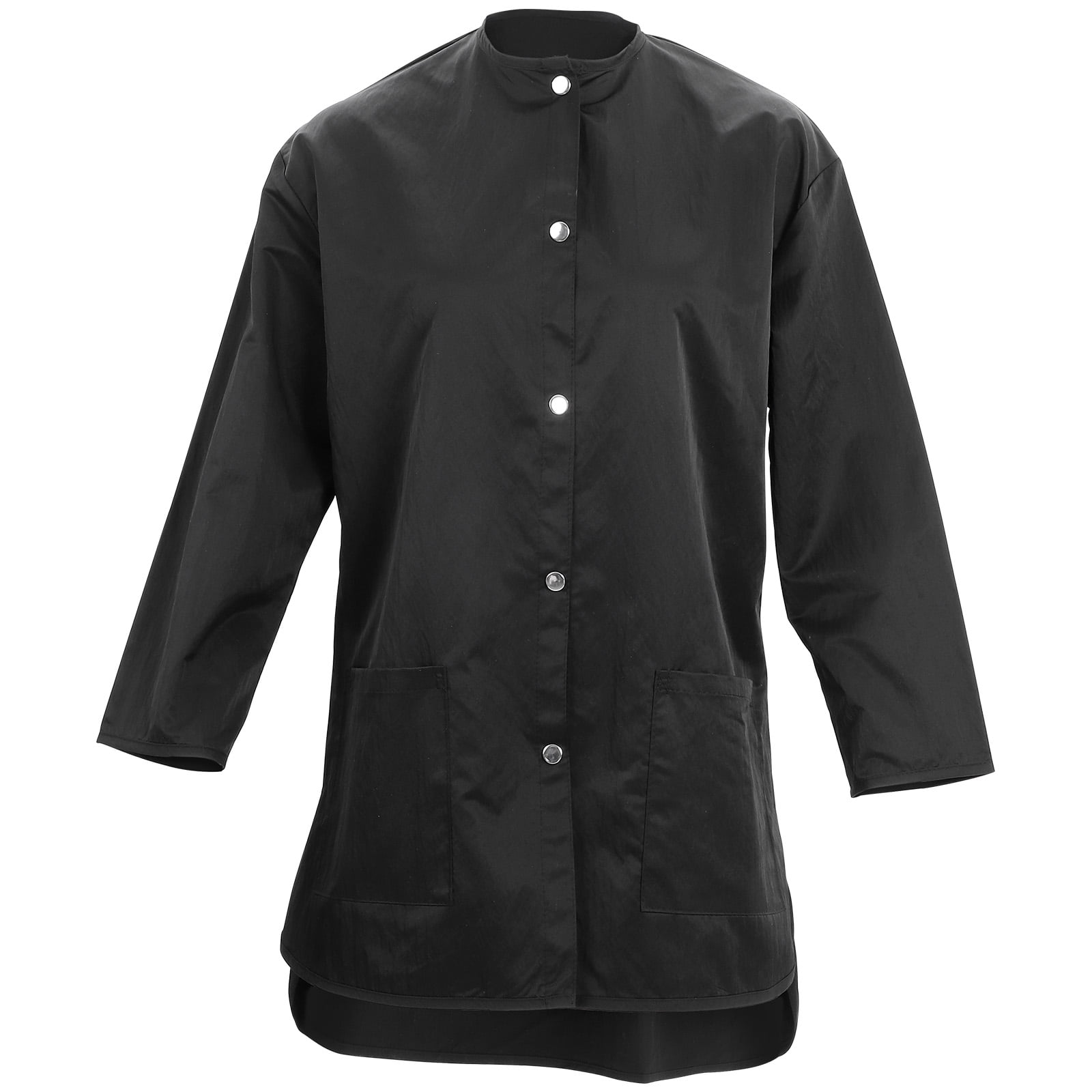YUNLIGHTS Professional Salon Smock Black Long Sleeve 1Pack 35.4x20.9x0 ...