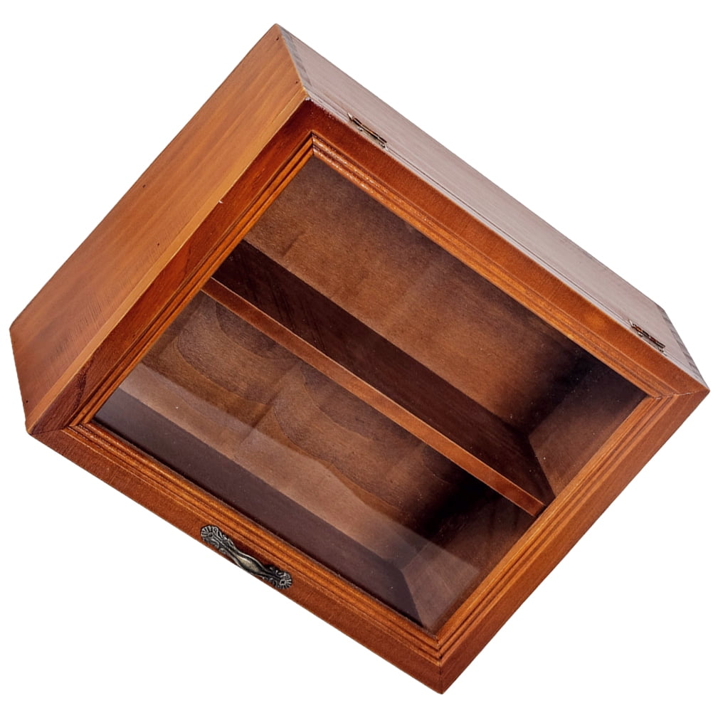 YUNLIGHTS Display Cabinet Desktop Cosmetics Brown 1Pack - Walmart.com