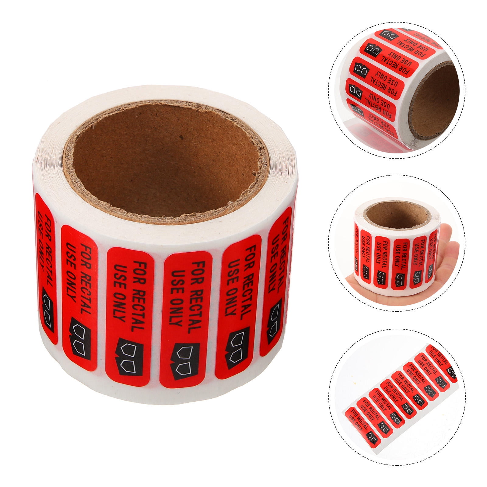 YUNLIGHTS for Rectal Use Only Funny Rectal Use Only Sticker Funny Tag ...