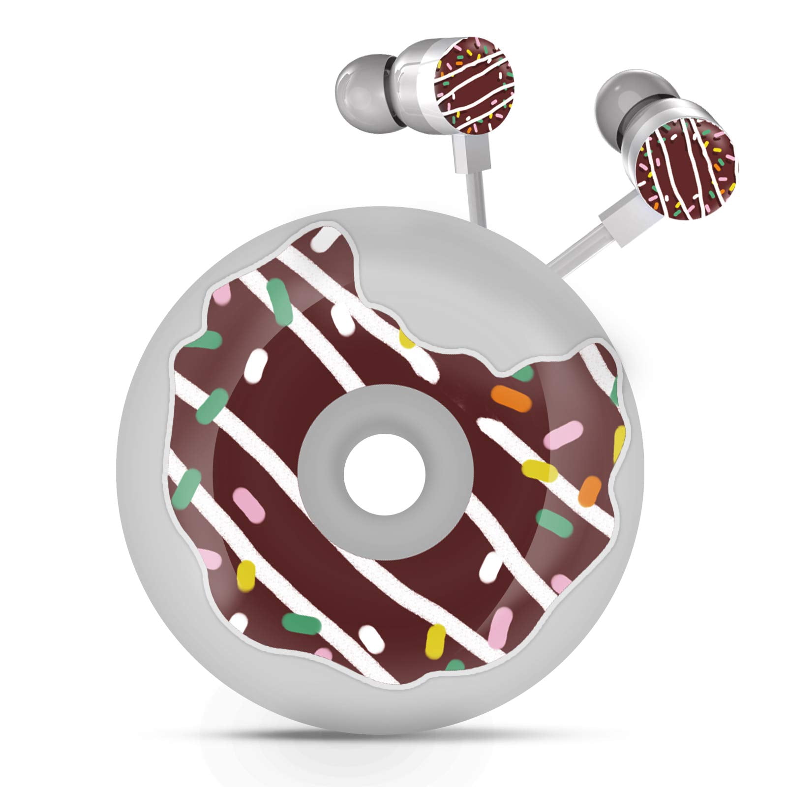 YUNOVA Donut-Shaped Wired Earbuds for Kids - Ergonomic Soft Ear Gels ...