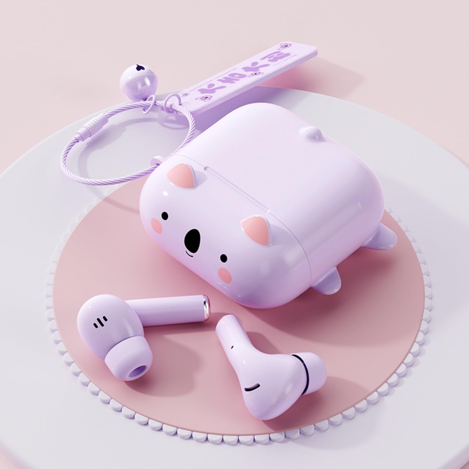 YUNOVA Girls Kids Wireless Earbuds Bluetooth 5.3 with 25H Playtime ...