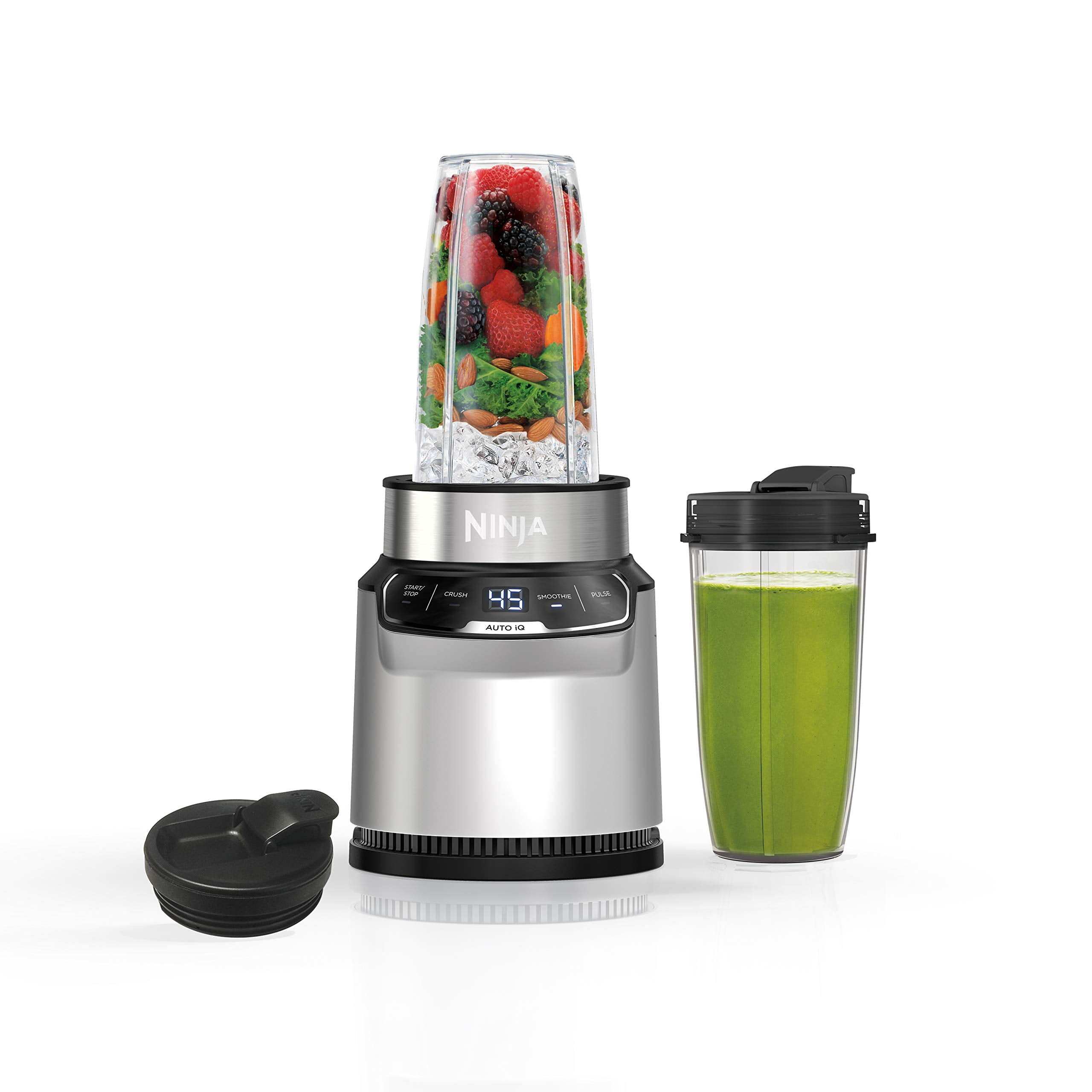 Ninja Nutri Pro Blender BN401, Auto-iQ, 1100-Watts, Smoothie Maker with ...
